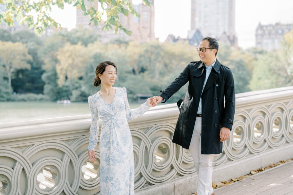 NYC Engagement Photos in Central Park | Angela + David - Philadelphia ...