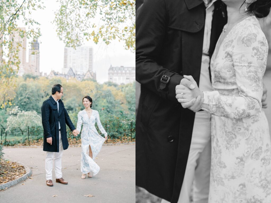 NYC Engagement Photos in Central Park | Angela + David - Philadelphia ...
