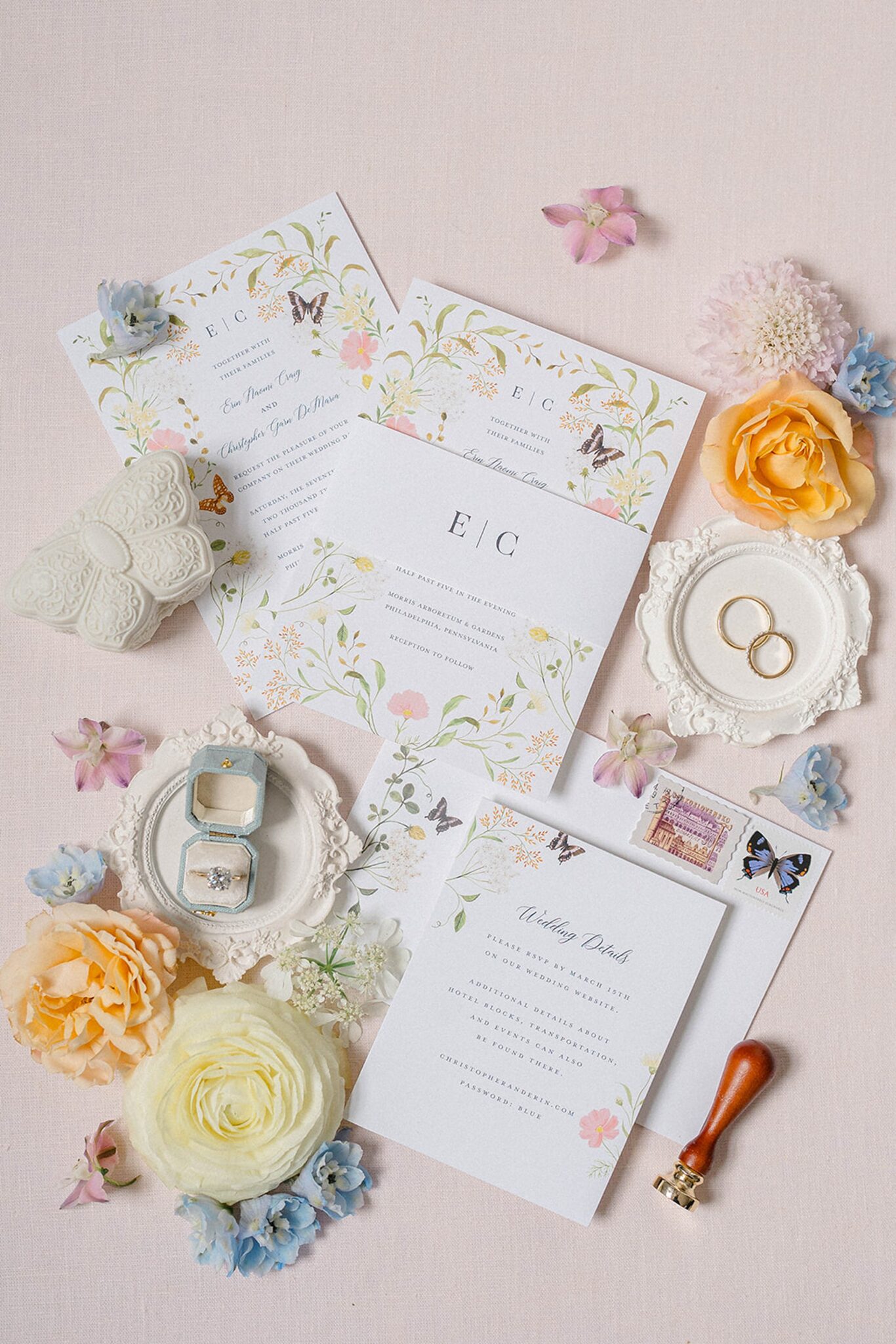 A Botanical Philadelphia Wedding at Morris Arboretum | Erin + Chris ...